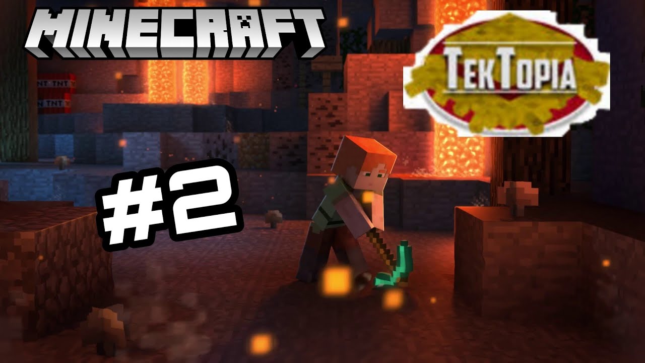 ជីករកមិន😹#2 Minecraft Tektopia 🔥 - YouTube
