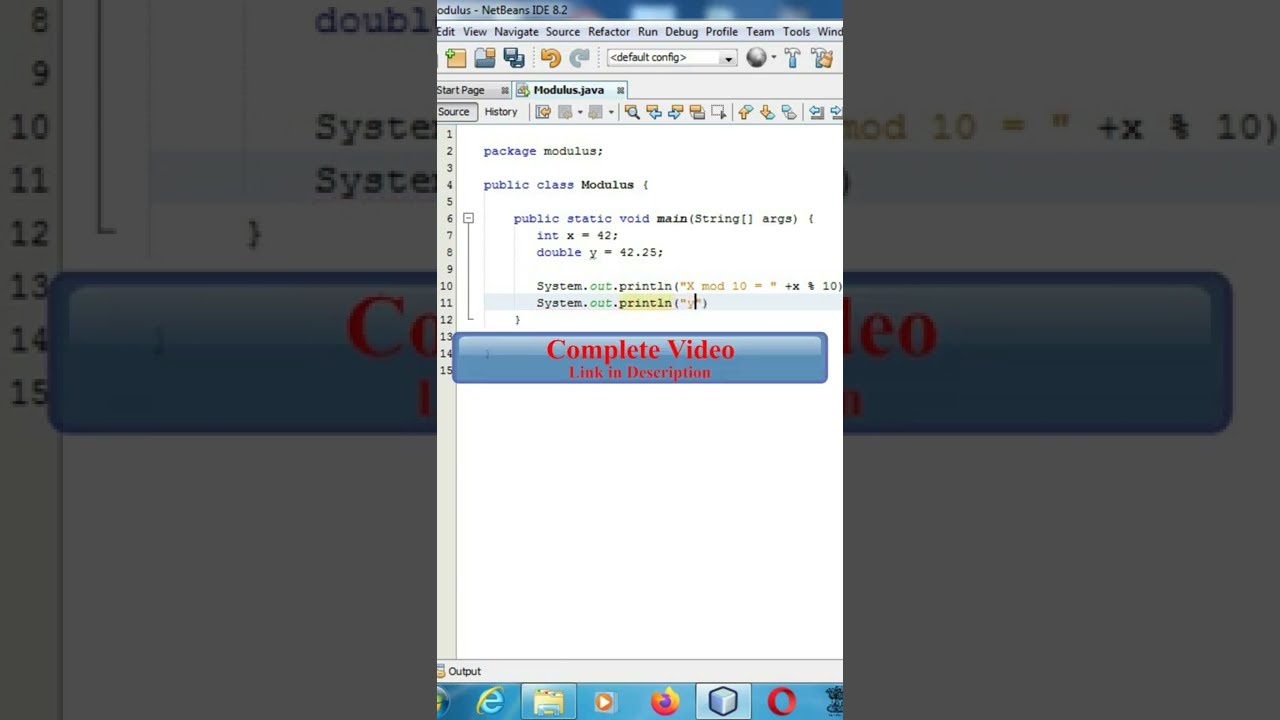 Modulus Operator In Java shorts YouTube Modulus Operator In Java shorts YouTube