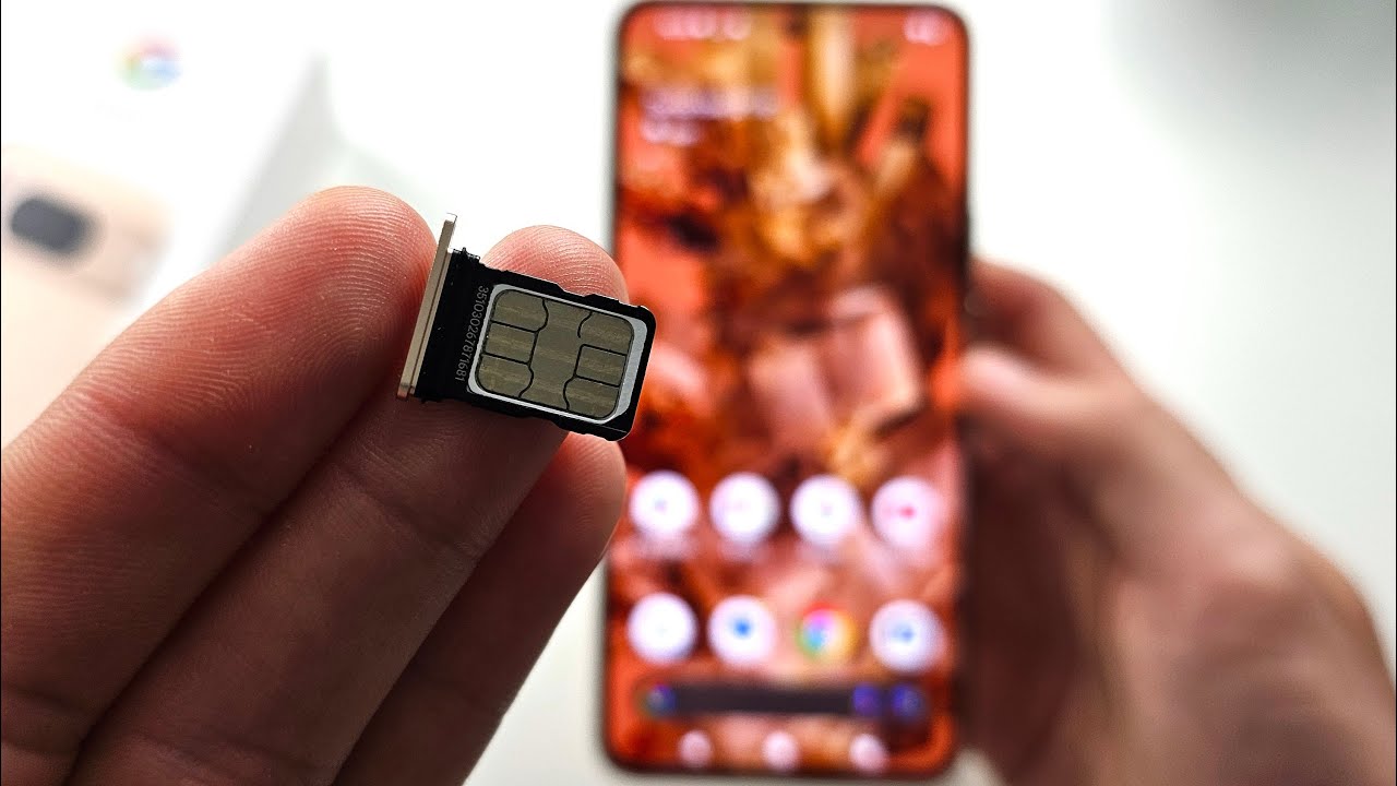 How To Insert SIM Card in Google Pixel 8 - YouTube