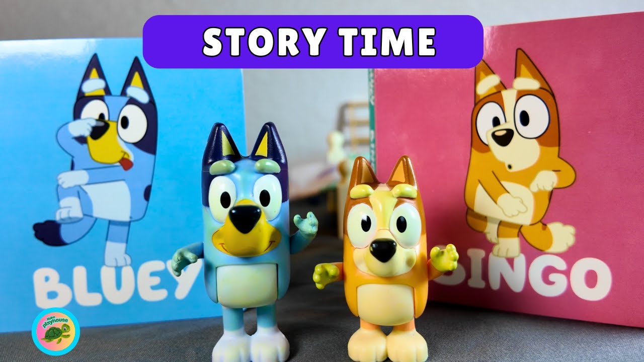 Bluey and Bingo Write Books for Each Other! | Bluey Toy Pretend Play ...