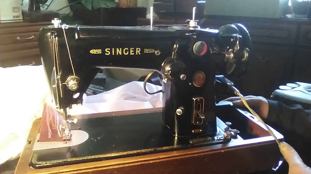 Singer 306k Zigzag sewing machine serial number ej481250 25/5/2019 sews ...