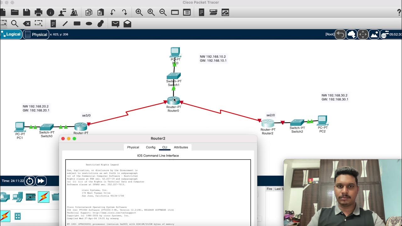 Configuration of Dynamic Routing – RIPv1 and RIPv2 - YouTube