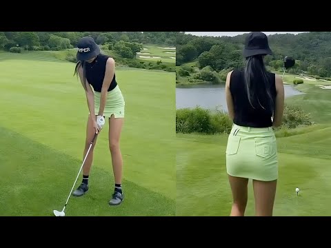 [세로골프TV] 174cm 모델 비주얼 미녀골퍼!!💕 KLPGA Tour pro 안근영 프로의 Beautiful Swing 모음. #안근영프로 - YouTube