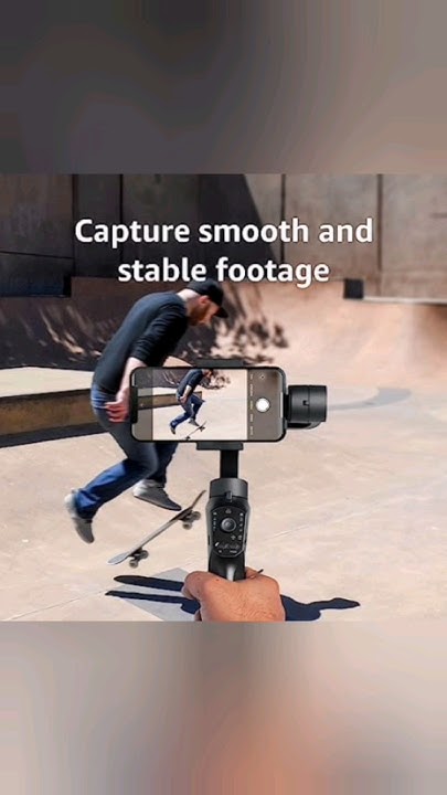 Amazon Basics Handheld Gimbal Stabilizer with 3-Axis Features & Tripod ...