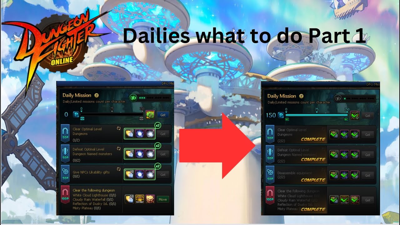 DFO 110 Seon Dailies What to do guide - YouTube