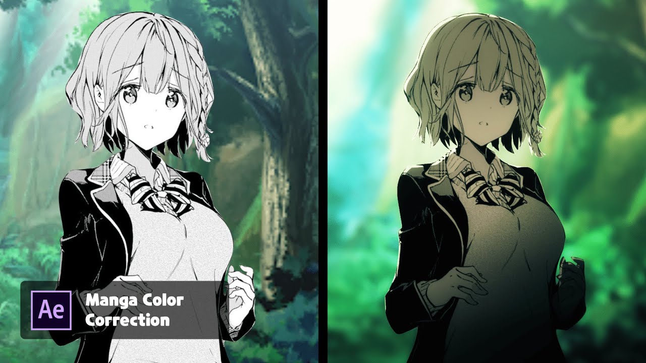 Adobe After Effect | Tutorial Manga Color Correction #2 - YouTube