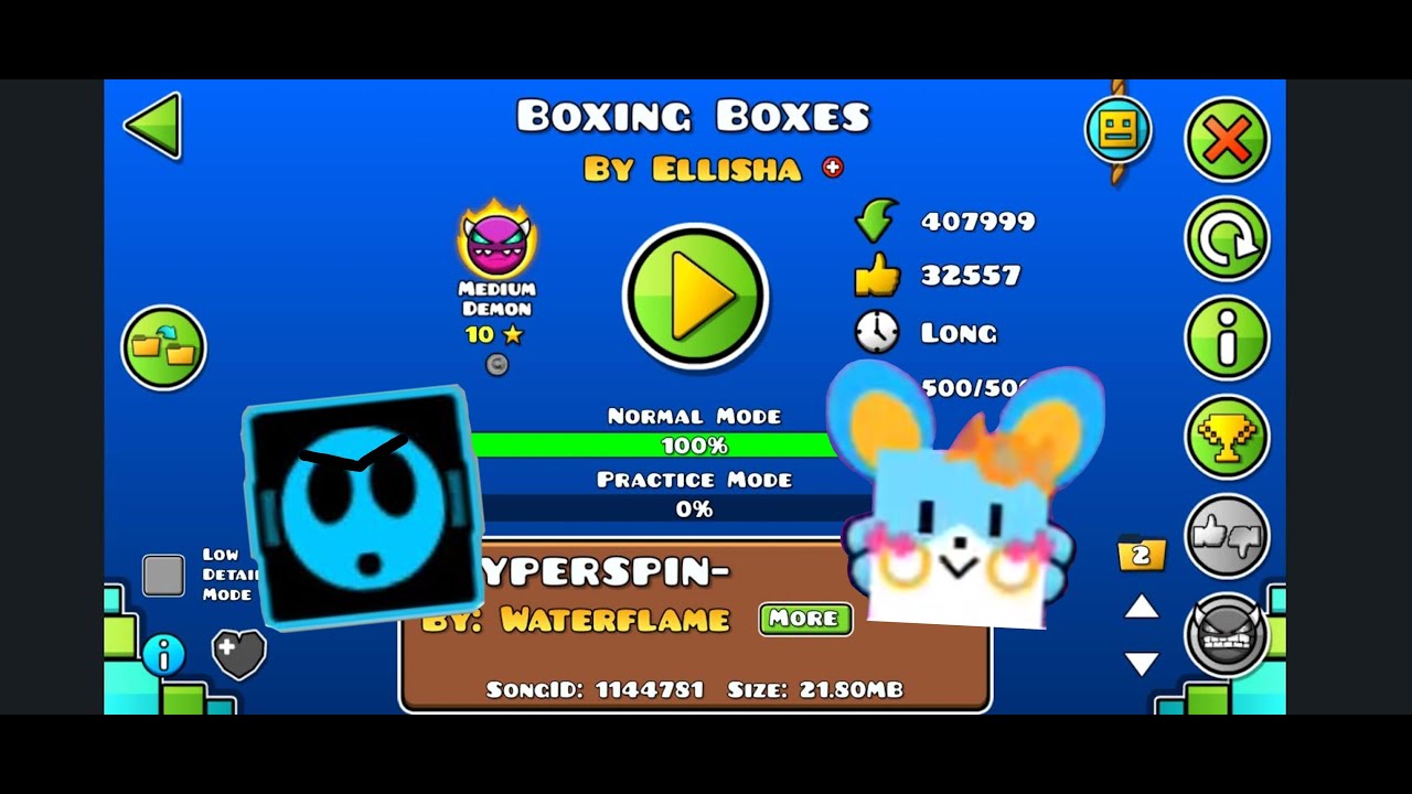 Boxing Boxes (Fiffy Mode) (Weekly Demon) All Coins - YouTube