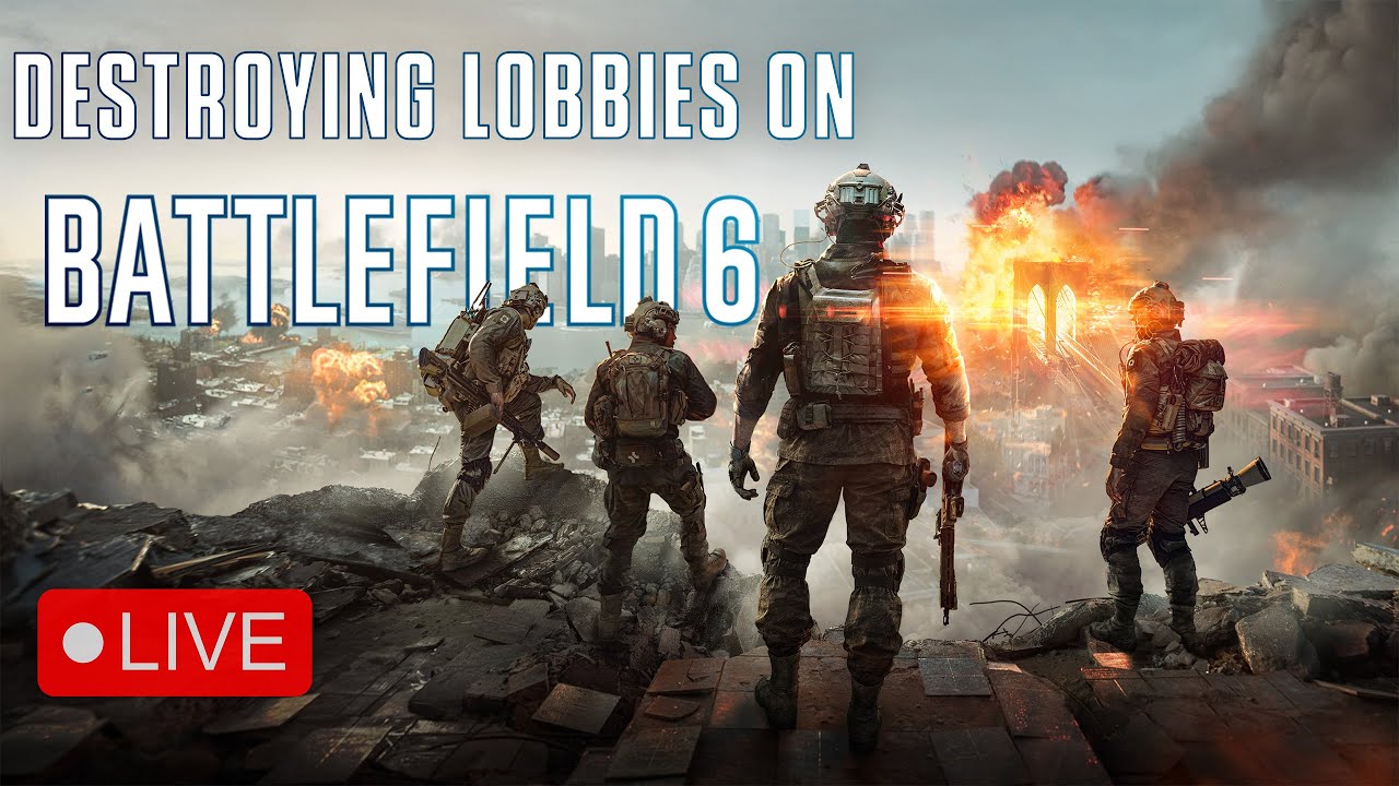🔴 10k hours BF4 player DESTROYING LOBBIES on BF6 - DAY 2 - YT Live ...