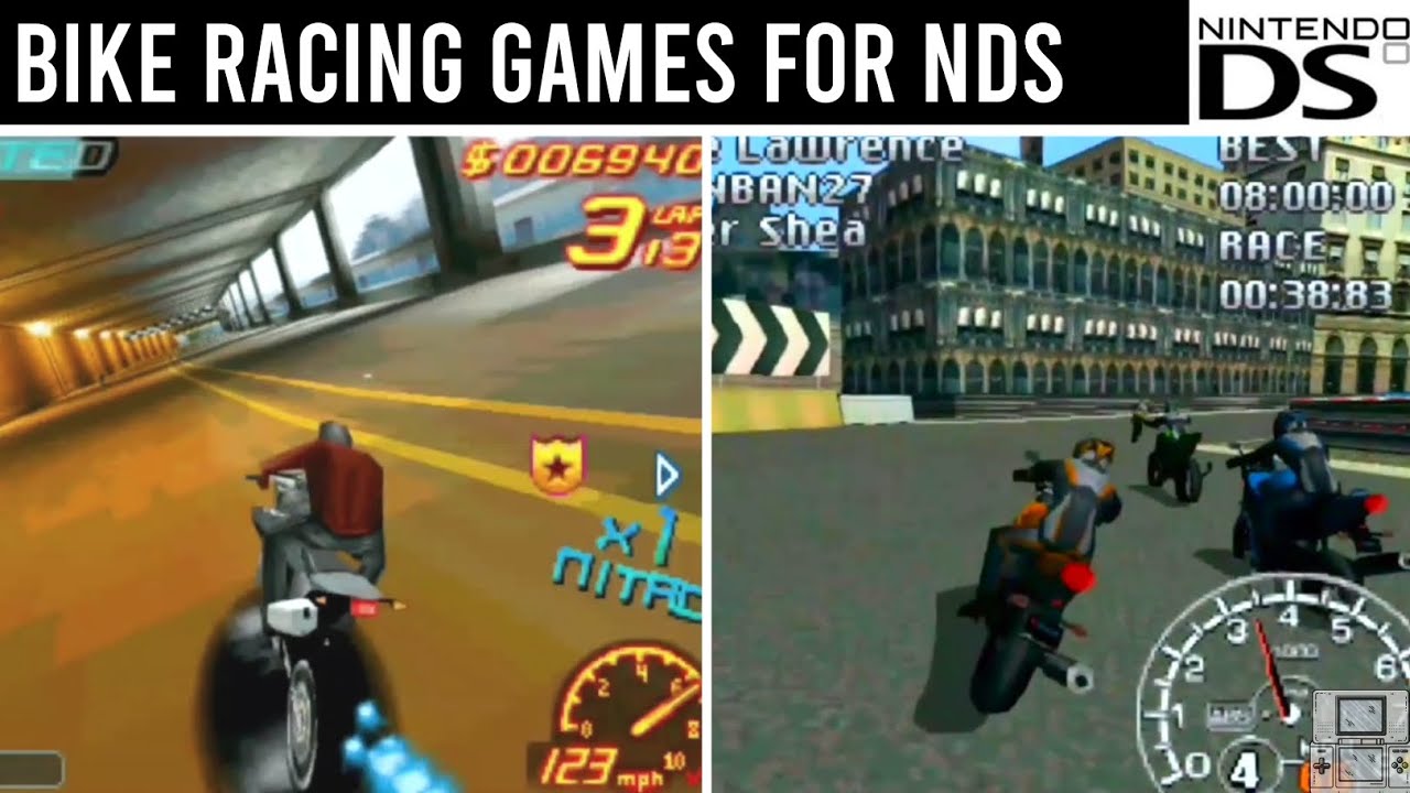 Top 7 Best Bike Racing Games for NDS - YouTube