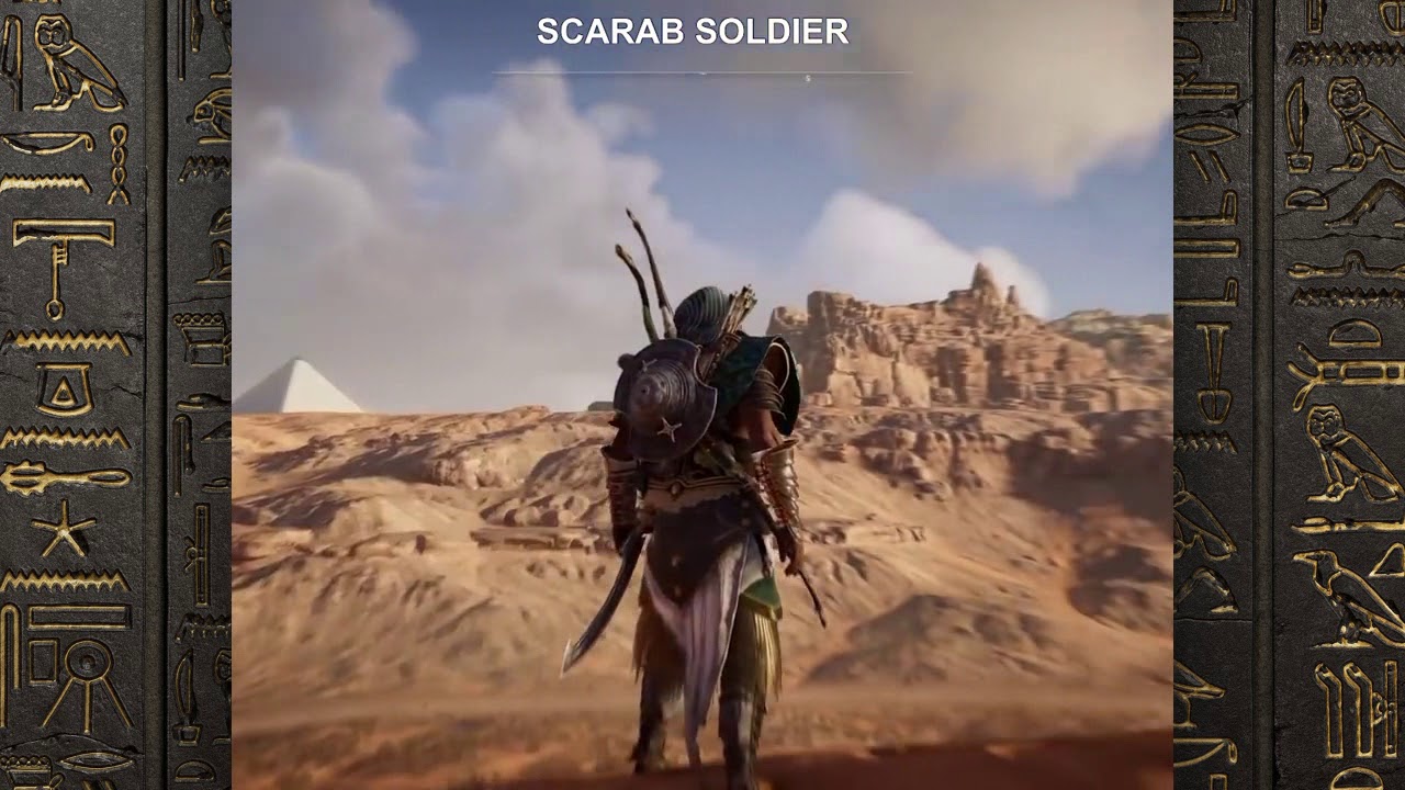 Assassin's Creed Origins Outfits : SCARAB SOLDIER - YouTube