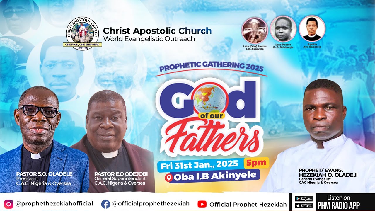 OBA I.B AKINYELE PROPHETIC GATHERING | PROPHET/EVANG. HEZEKIAH OLADEJI ...
