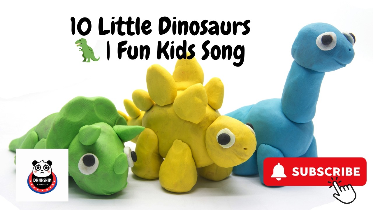 🎶 10 Little Dinosaurs 🦖 | Fun Counting Song for Kids | The Best Nursery ...