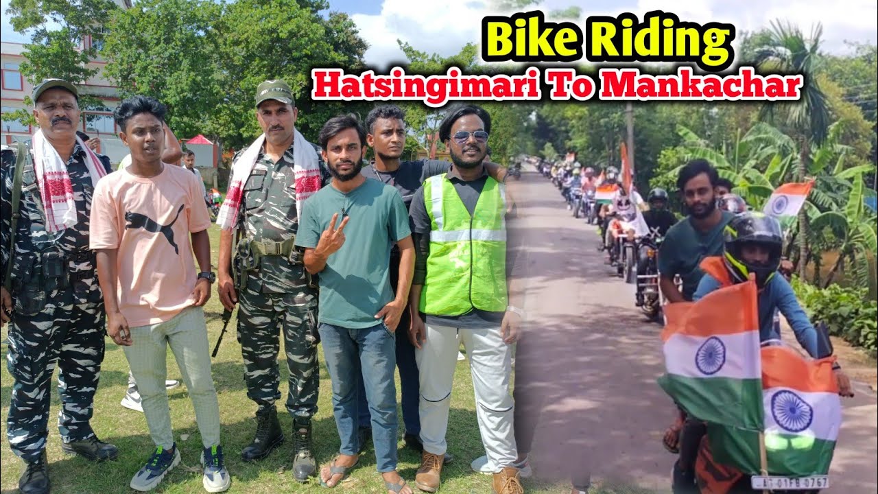 Bike Riding Hatsingimari To Mankachar 🏍️। MK Channel Vlogs । - YouTube
