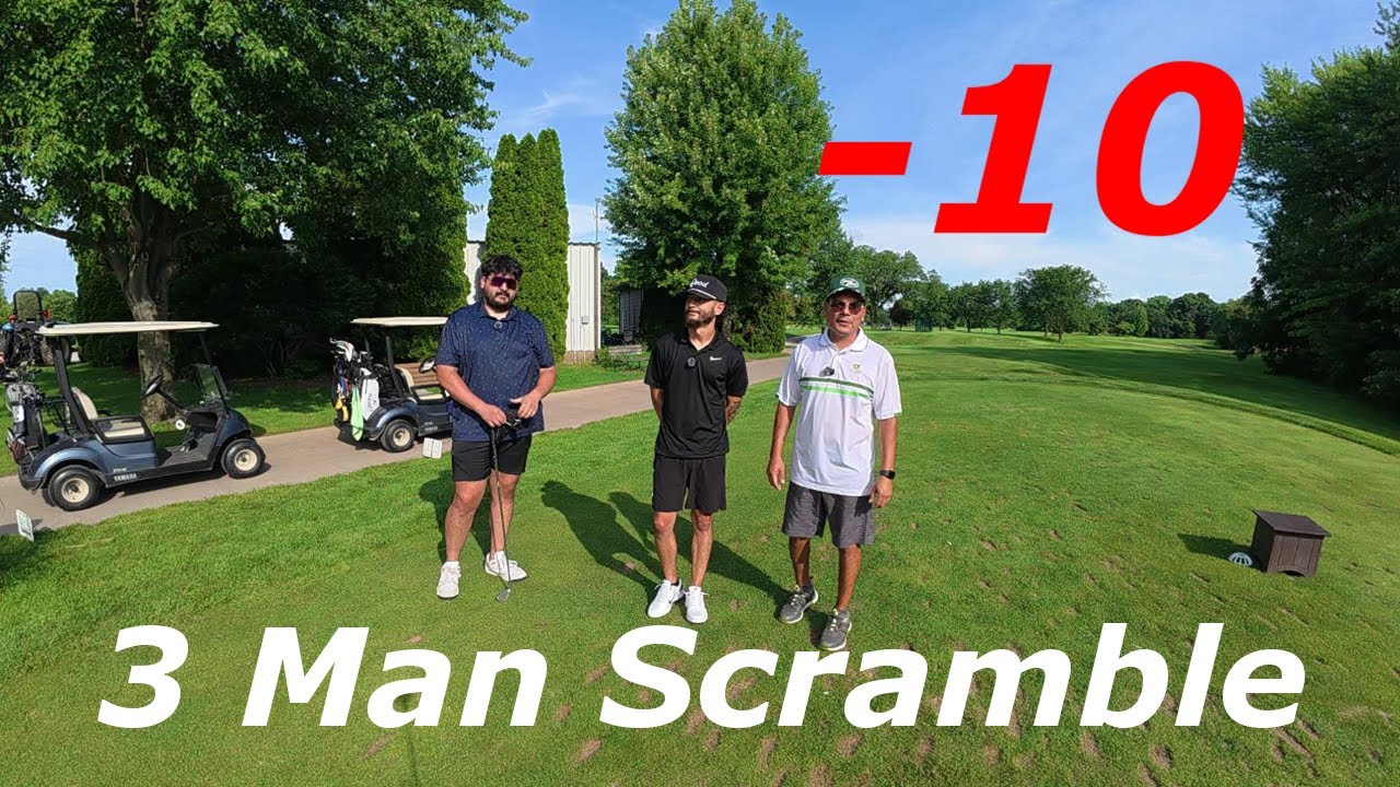 3 Man Scramble | How Low Can We Go? - YouTube