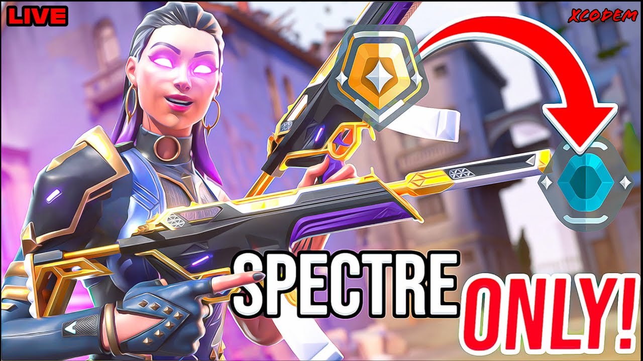 Valorant Live | ONLY SPECTRE RANK GRIND TO PLATINUM | TODAY ONLY NIGHT ...