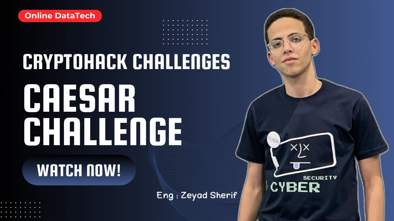 CryptoHack solve Caesar challenge | Zeyad Sherif - YouTube