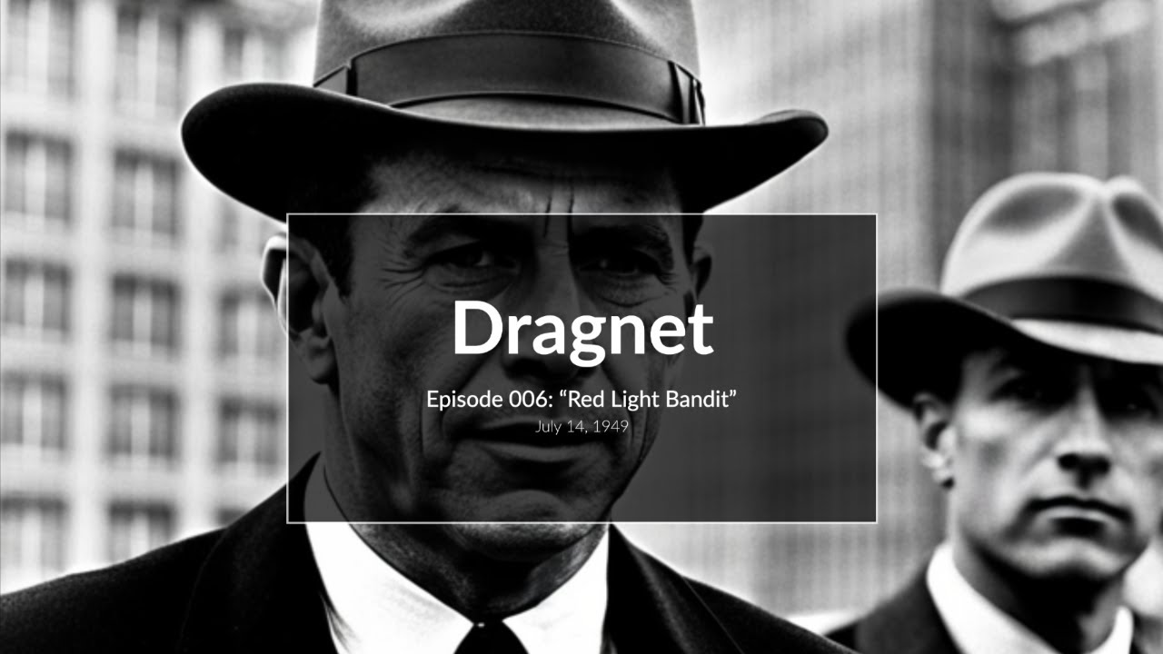 Dragnet - Episode 006: "Red Light Bandit" - July 14, 1949 - YouTube