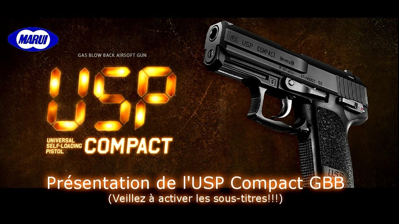 Impulse101 - Tokyo Marui USP Compact (GBB) Overview - YouTube