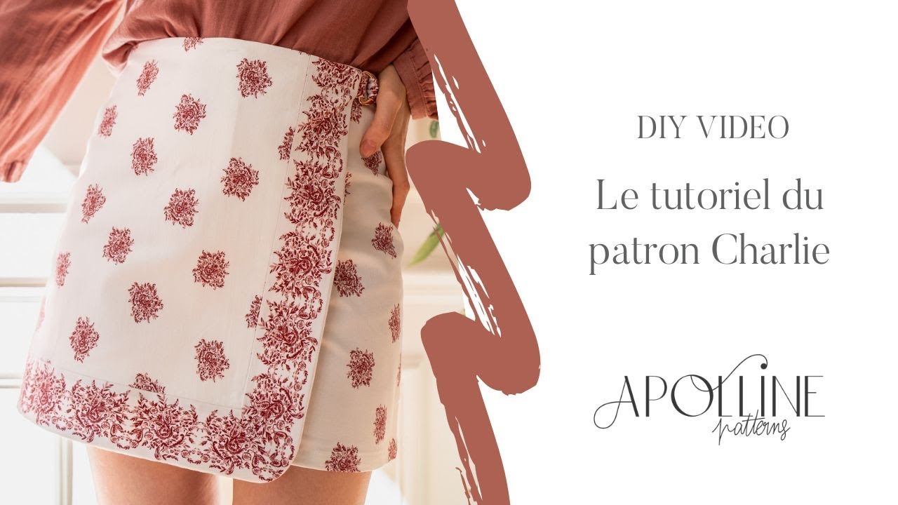 Coudre la jupe-short Charlie de Apolline Patterns - YouTube