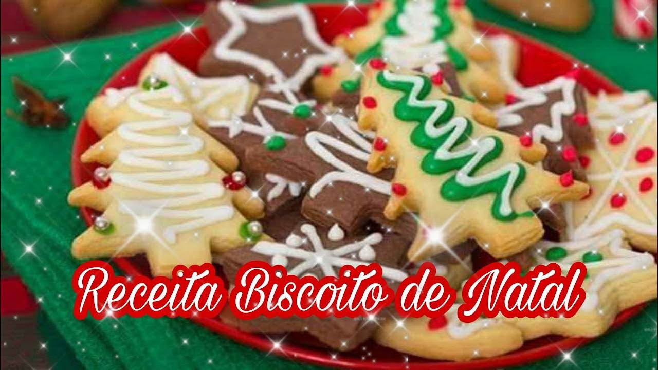 RECEITA DE BISCOITOS NATALINOS DECORADOS MASSA QUE DERRETE NA BOCA ...