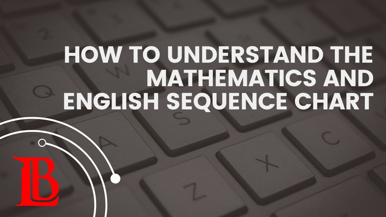 LBCC How to Understand the Mathematics and English Sequence Chart - YouTube