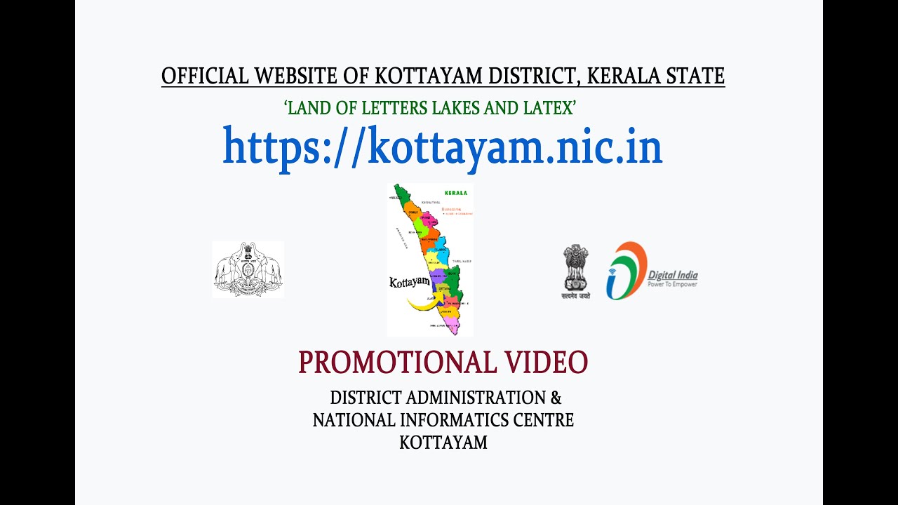 The Official Website of Kottayam District Promotional Video - YouTube