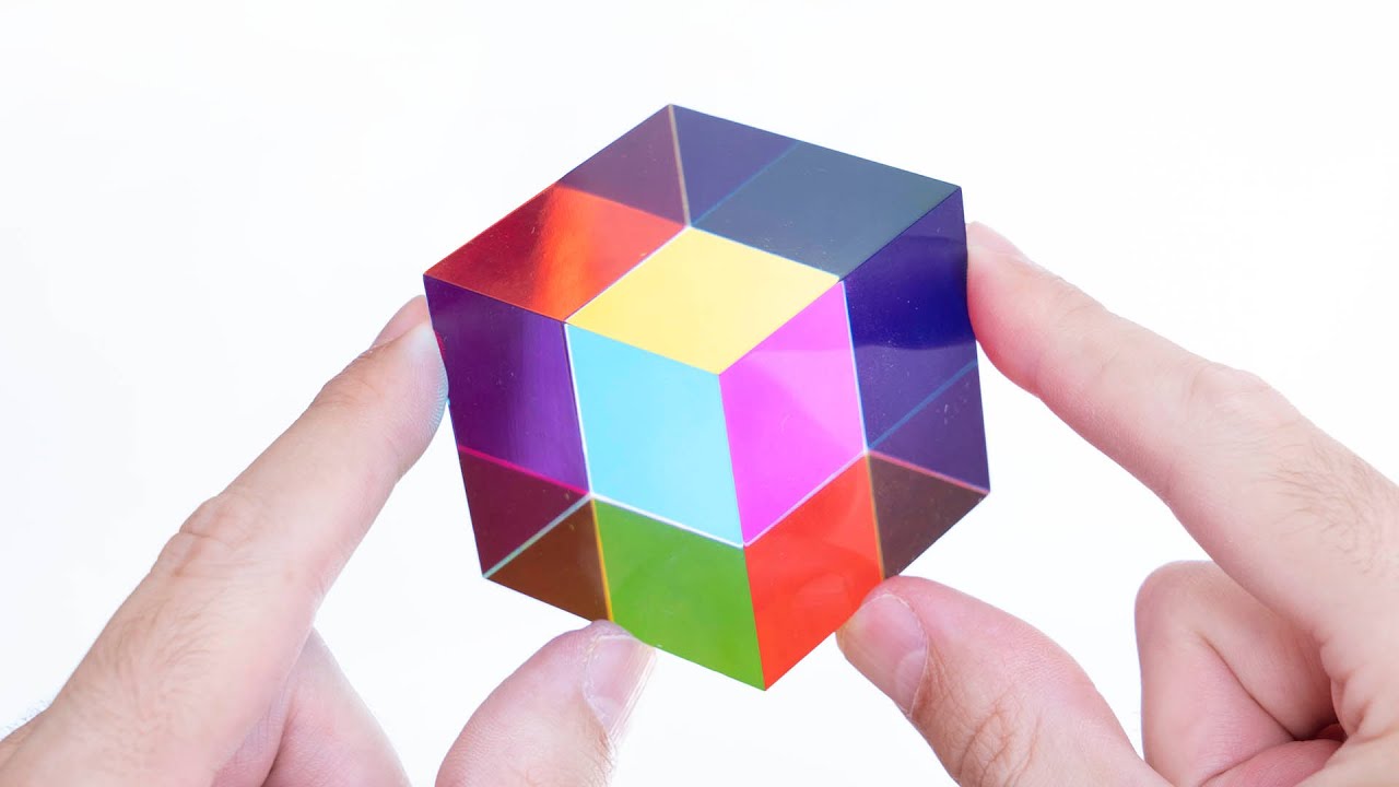 EL CUBO SOLO TIENE 3 COLORES ¿POR QUÉ VEMOS MÁS? *EXPERIMENTO* - YouTube