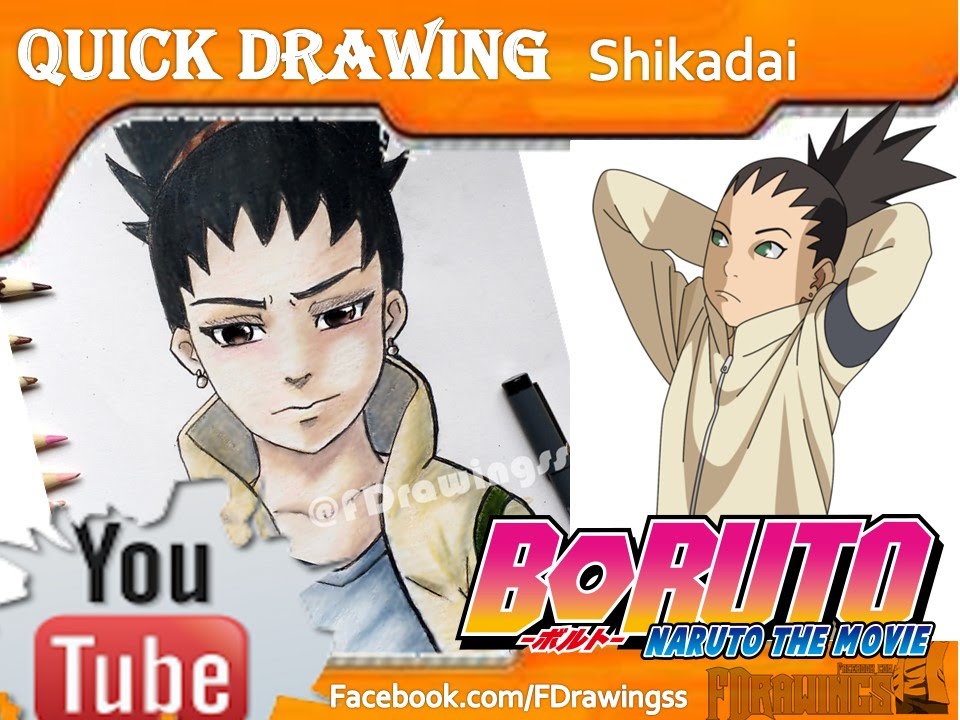 Quick Drawing Shikadai - YouTube