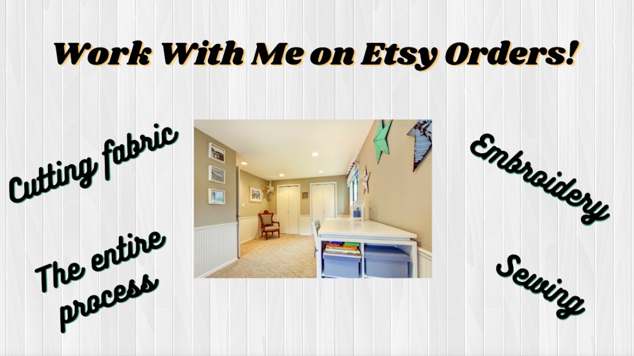 Work With Me on Etsy Orders / A Day In The Life Of An Etsy Seller ...