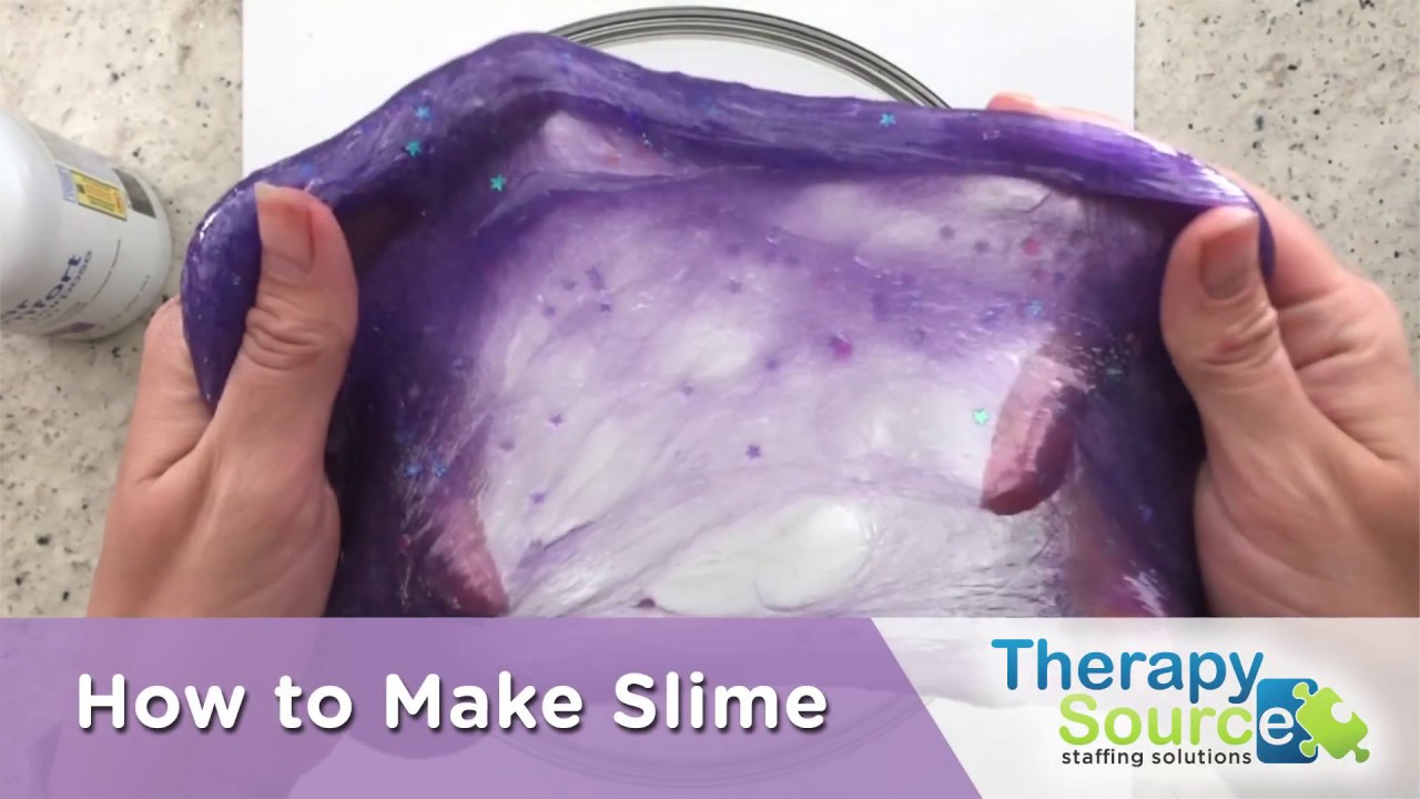 How to Make Slime for Occupational Therapy - YouTube