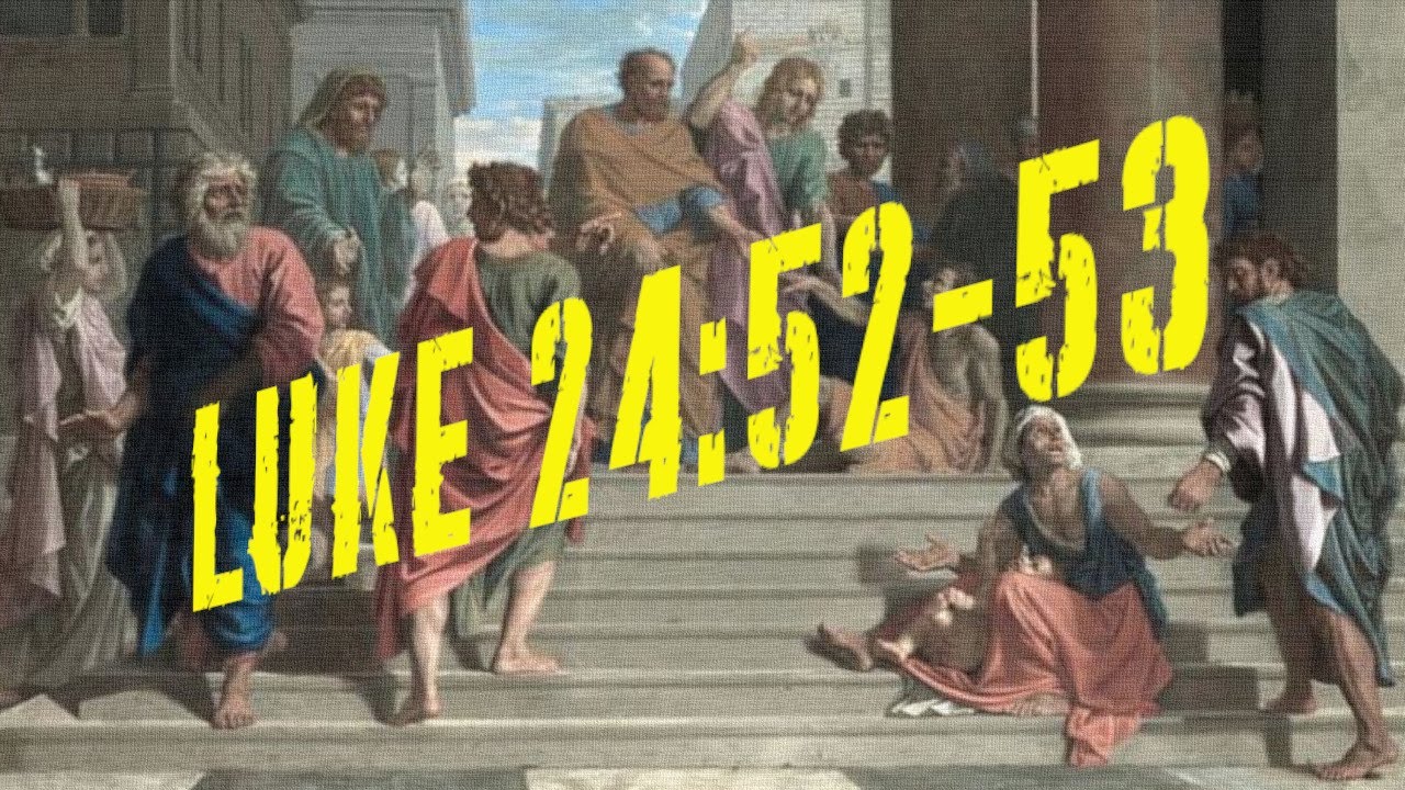 Luke 24:52-53 Come together & worship HIM #praise #church #fellowship - YouTube