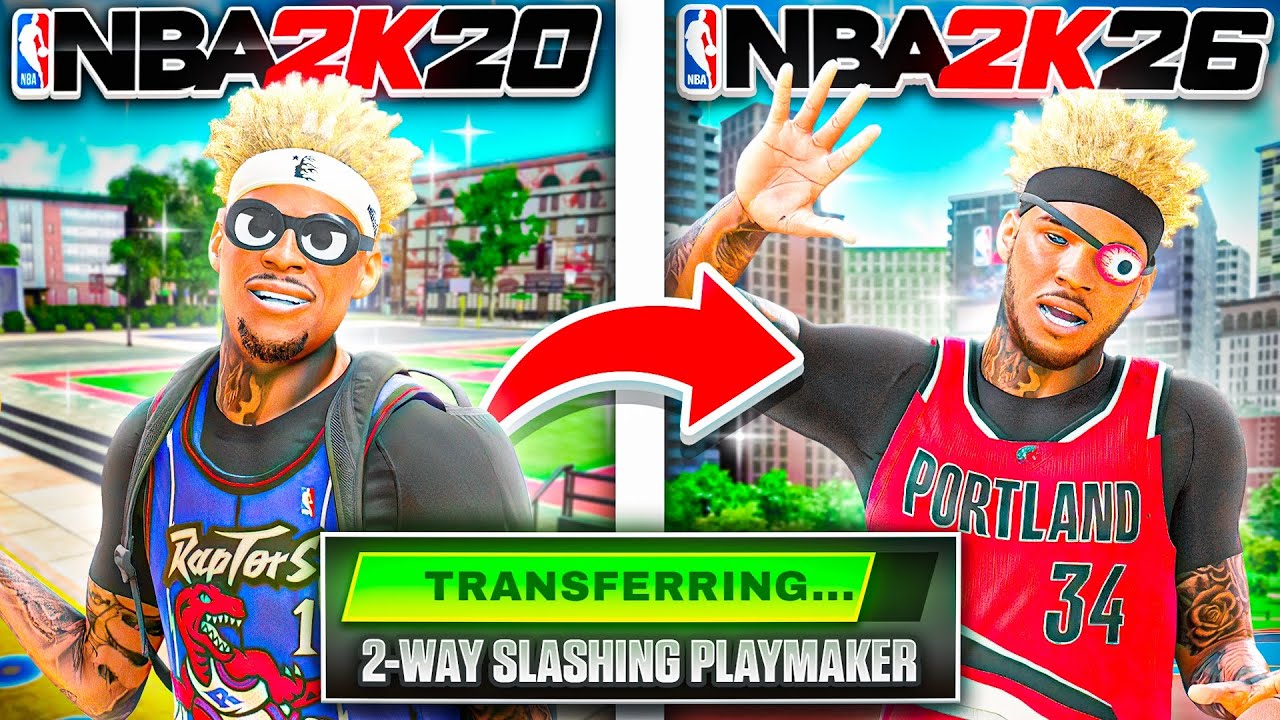 I RECREATED THE MOST BROKEN 2-WAY SLASHING PLAYMAKER BUILD FROM 2K20 ...