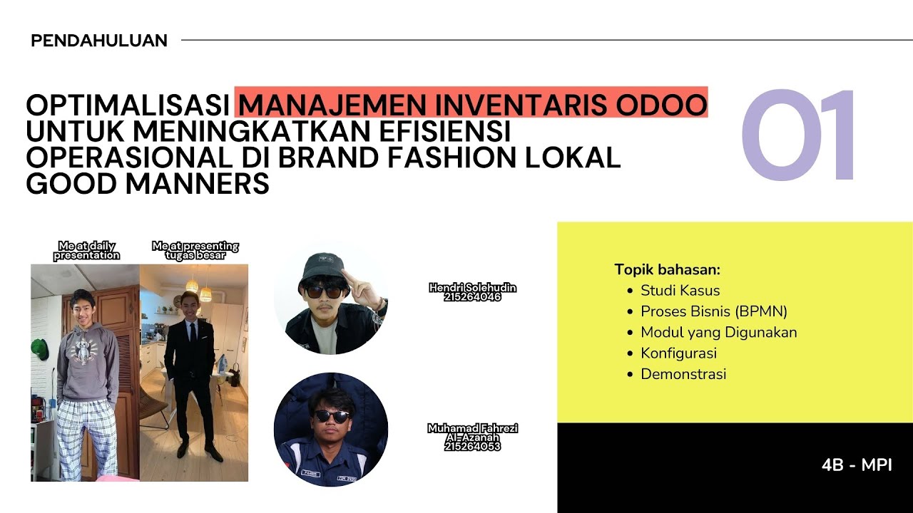 Studi Kasus Inventory Management - Odoo - YouTube