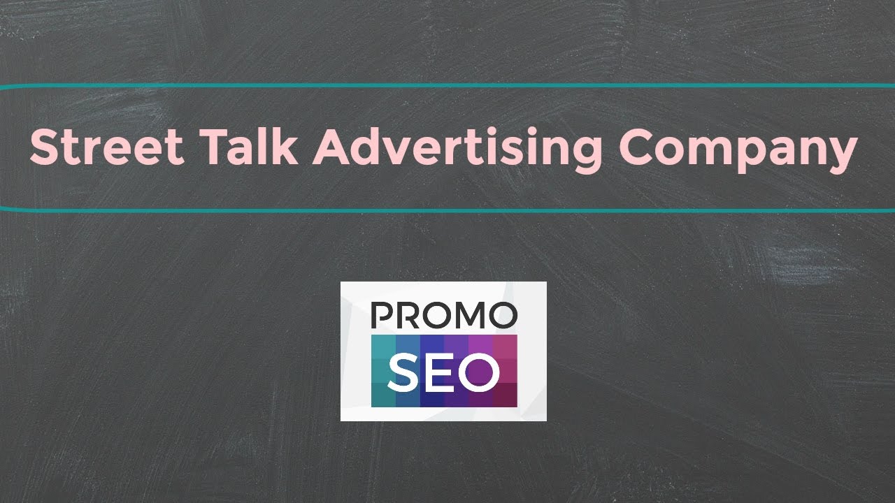 Street Talk Advertising Company - YouTube