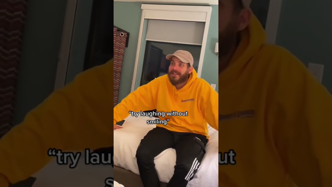 Laugh without smiling #shorts - YouTube