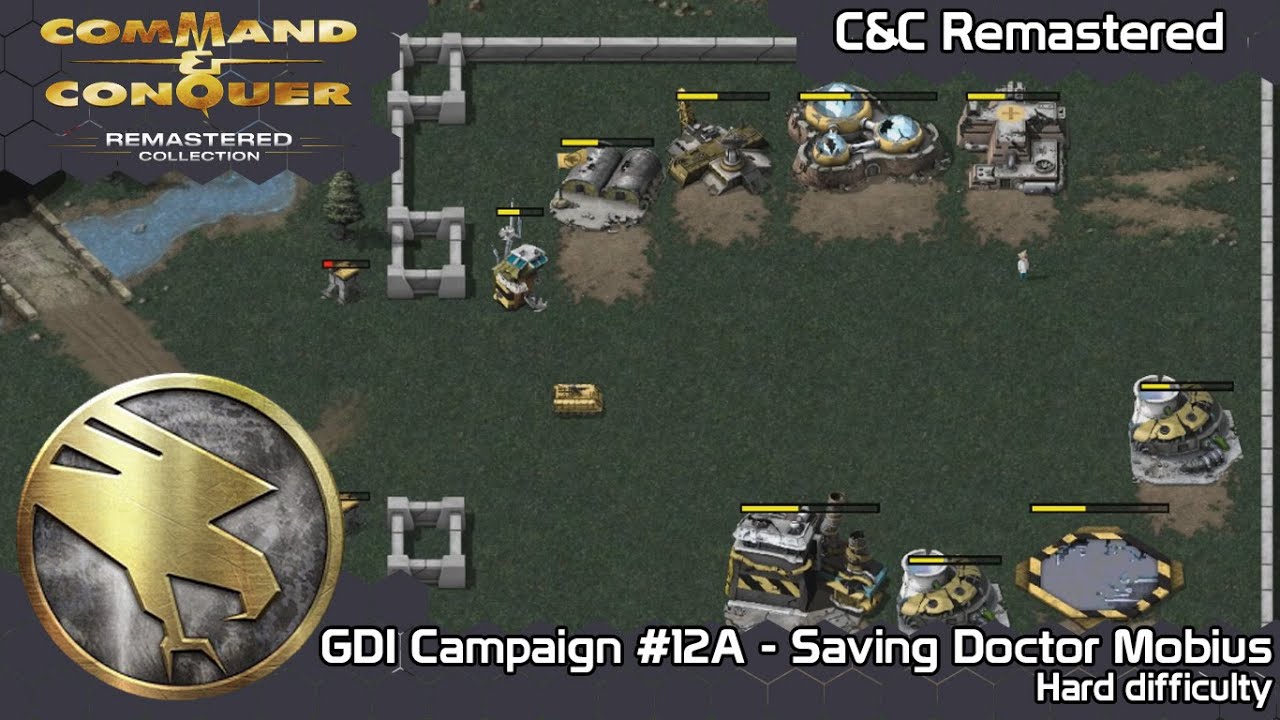 Command & Conquer Remastered - GDI mission #12A - Saving Doctor Mobius ...