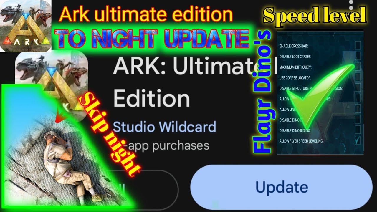 Ark New Update || Skip night and hidden Opsan || ark ultimate edition 🔥 ...