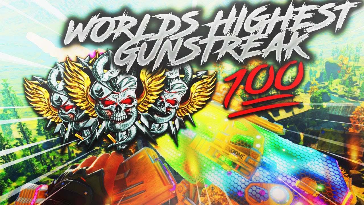 BO4: *WORLDS HIGHEST GUNSTREAK* 100 GUNSTREAK ON MILITIA ( WORLDS ...