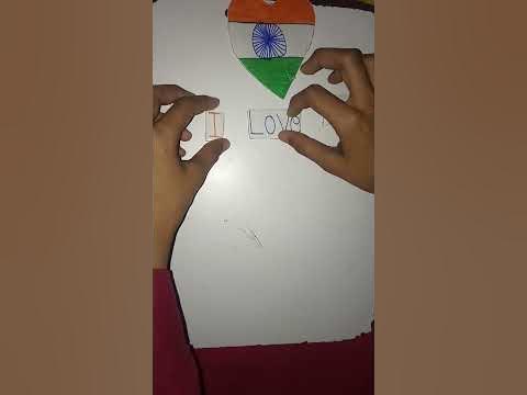 How to make independence day project for very easy and simple - YouTube