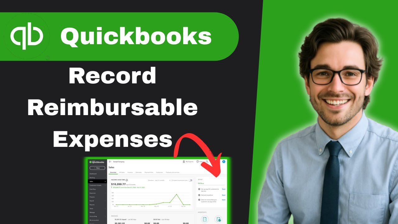 How to record reimbursable expenses in QuickBooks (full guide) - YouTube