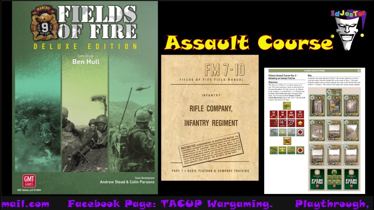 Fields of Fire Basic Training Field Manual Platoon Assualt Course #2 ...