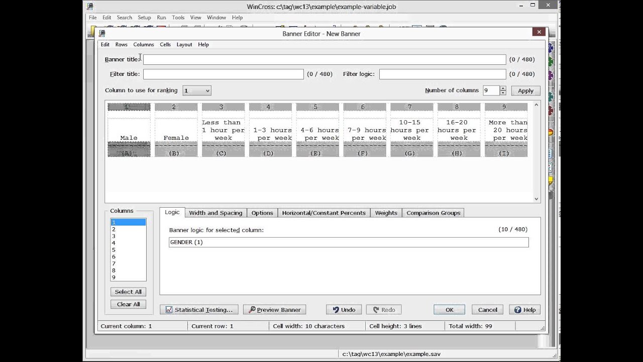 WinCross Banner Editor - YouTube