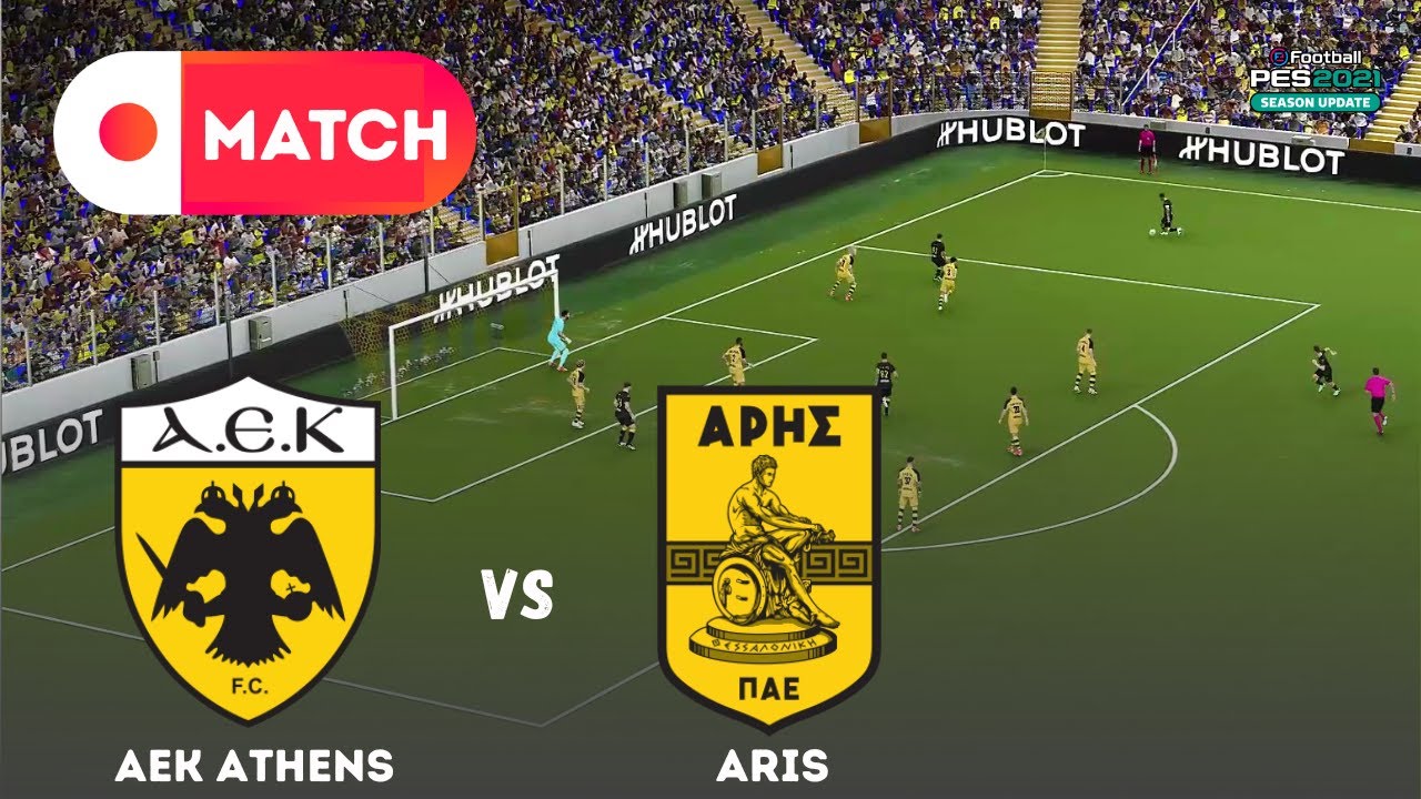ΑΕΚ Αθήνας vs Άρη | Κύπελλο Ελλάδας Match 2025 Simulation | eFootball ...