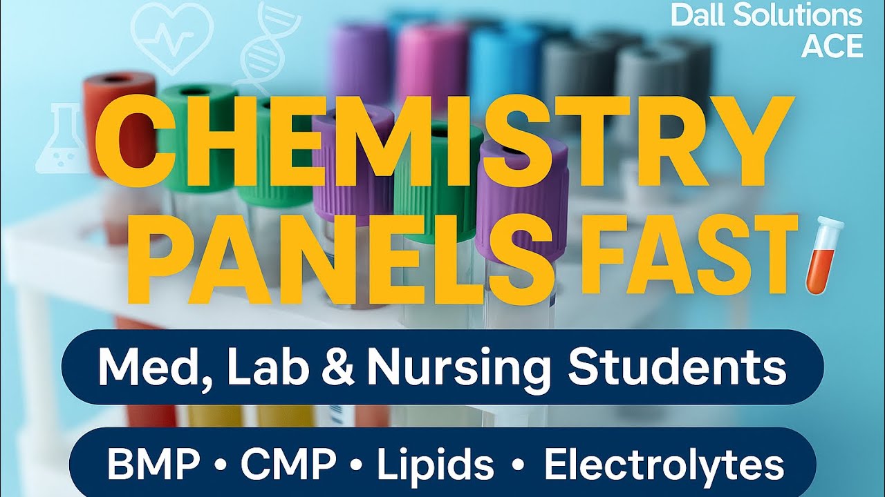 Master Chemistry Panels in Minutes! Fast, Clear Guide for Med, Lab ...
