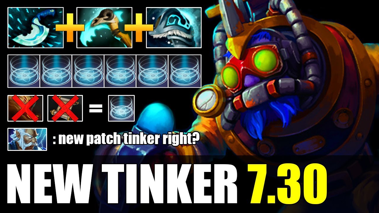 New Tinker Gameplay Patch 7.30 | Tinker Dota 2 Gameplay - YouTube
