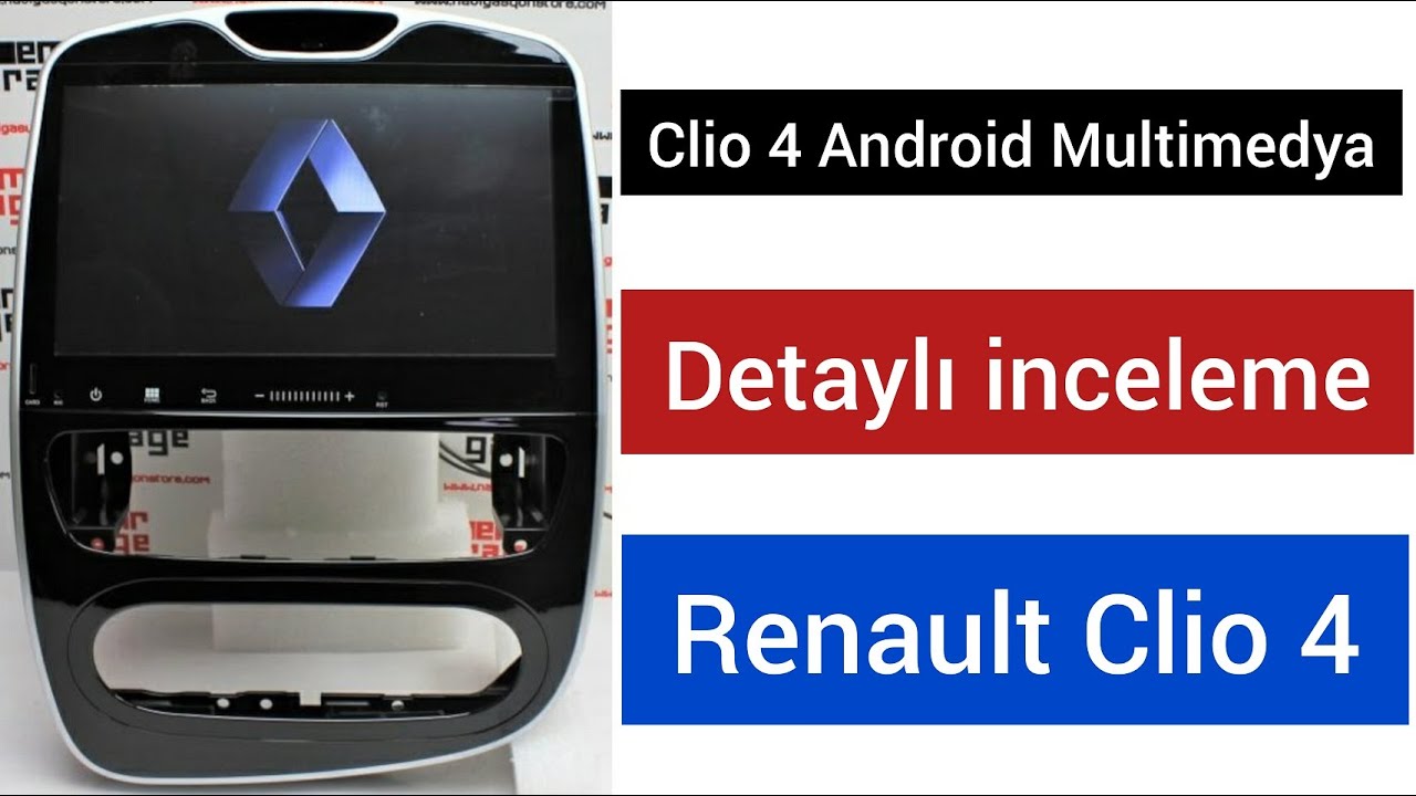 Clio 4 Android Multimedia Detaylı İnceleme (Newfron) - YouTube