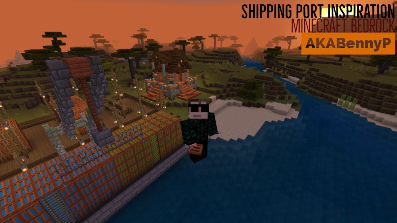 Shipping Port Creative Inspiration Minecraft - YouTube