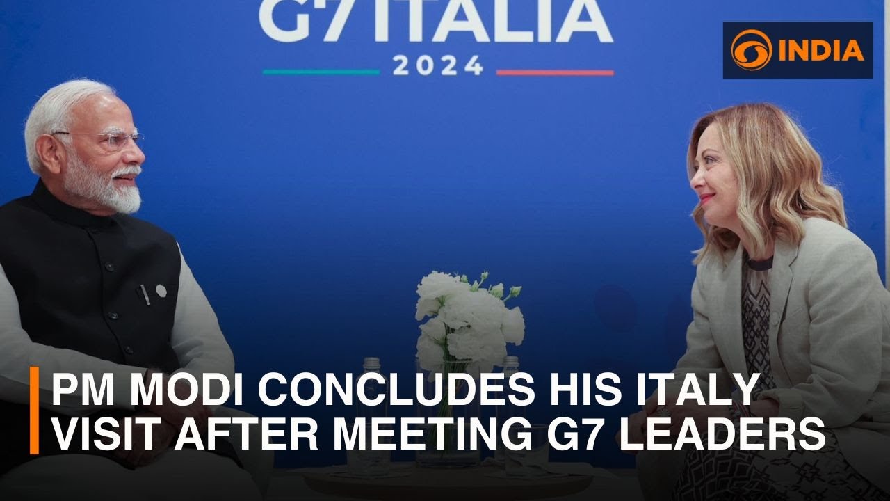 PM Modi concludes his Italy visit after meeting G7 leaders | More ...