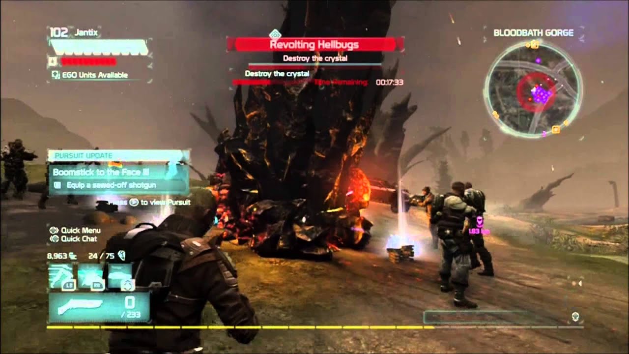 Defiance Xbox360! Major Hellbug Arkfall! Revolting Hellbugs! - YouTube