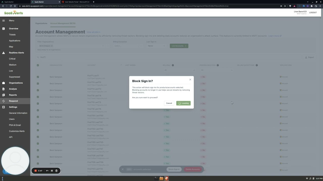 Account Management Tool - Block multiple accounts - YouTube